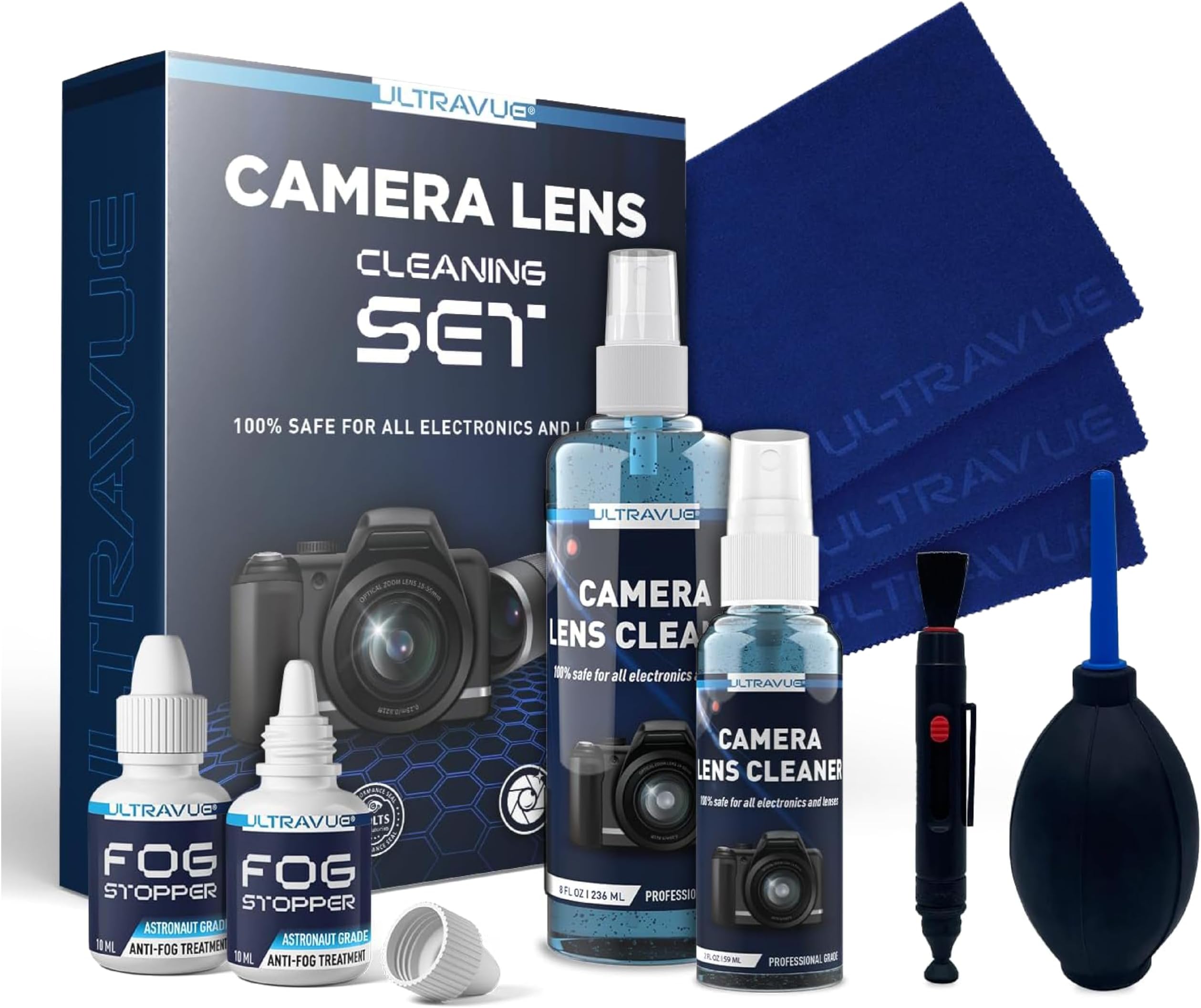 Amazon.com : ULTRAVUE’s Ultimate Camera Lens Cleaning Kit –Camera Lens ...