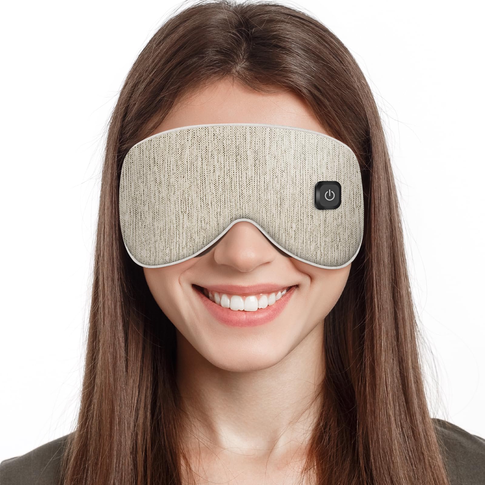 NOWWISH Heated Eye Mask for Dry Eyes Cordless, Warm Eye Compress for ...
