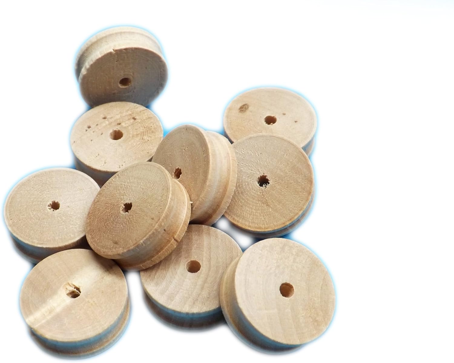 Amazon.com: 50 x 30mm Diameter Birch Hardwood Wooden Pulleys : Home ...
