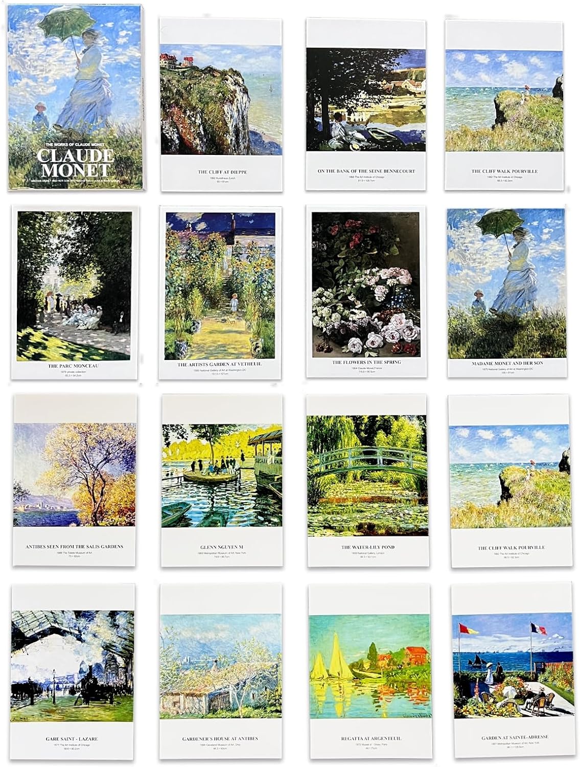 Amazon.com : REMIFA Vintage Postcards for Mailing,30 PCS Famous ...