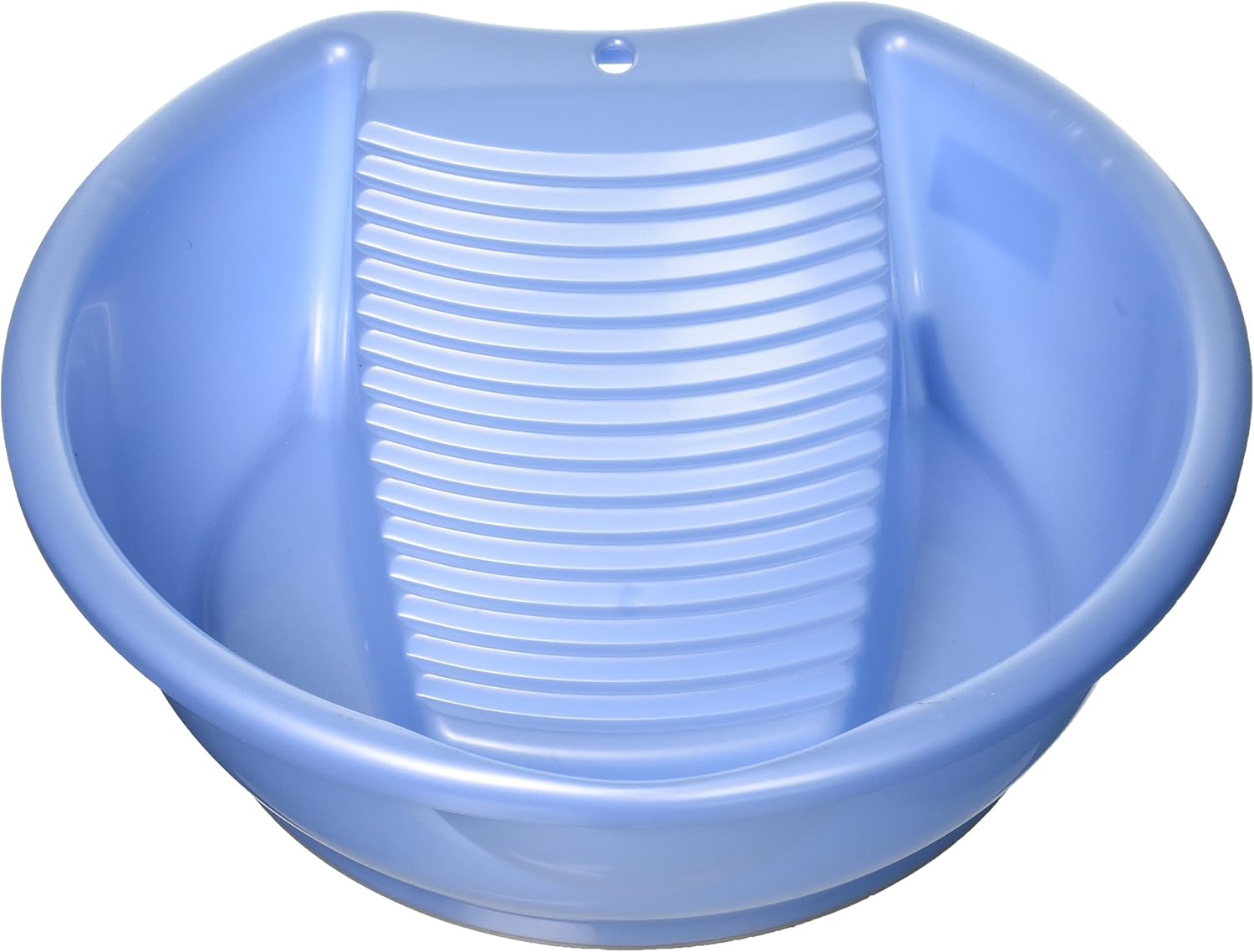 Amazon.com: INOMATA Rub Wash Plastic Laundry Pail, Blue, 0.32 Pound ...