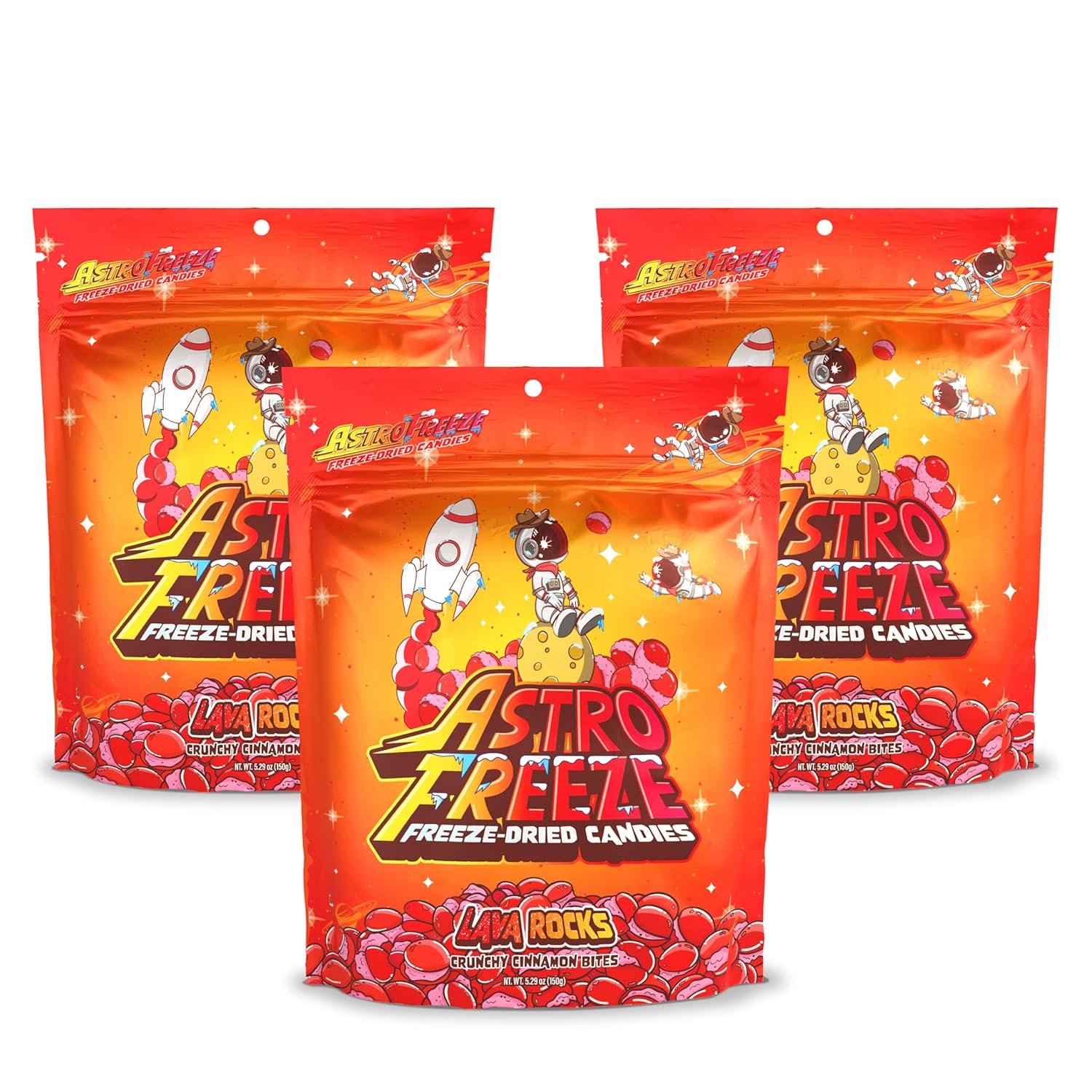 Amazon.com: Premium Freeze Dried Red Hots - 5.29oz Lava Rocks Freeze ...