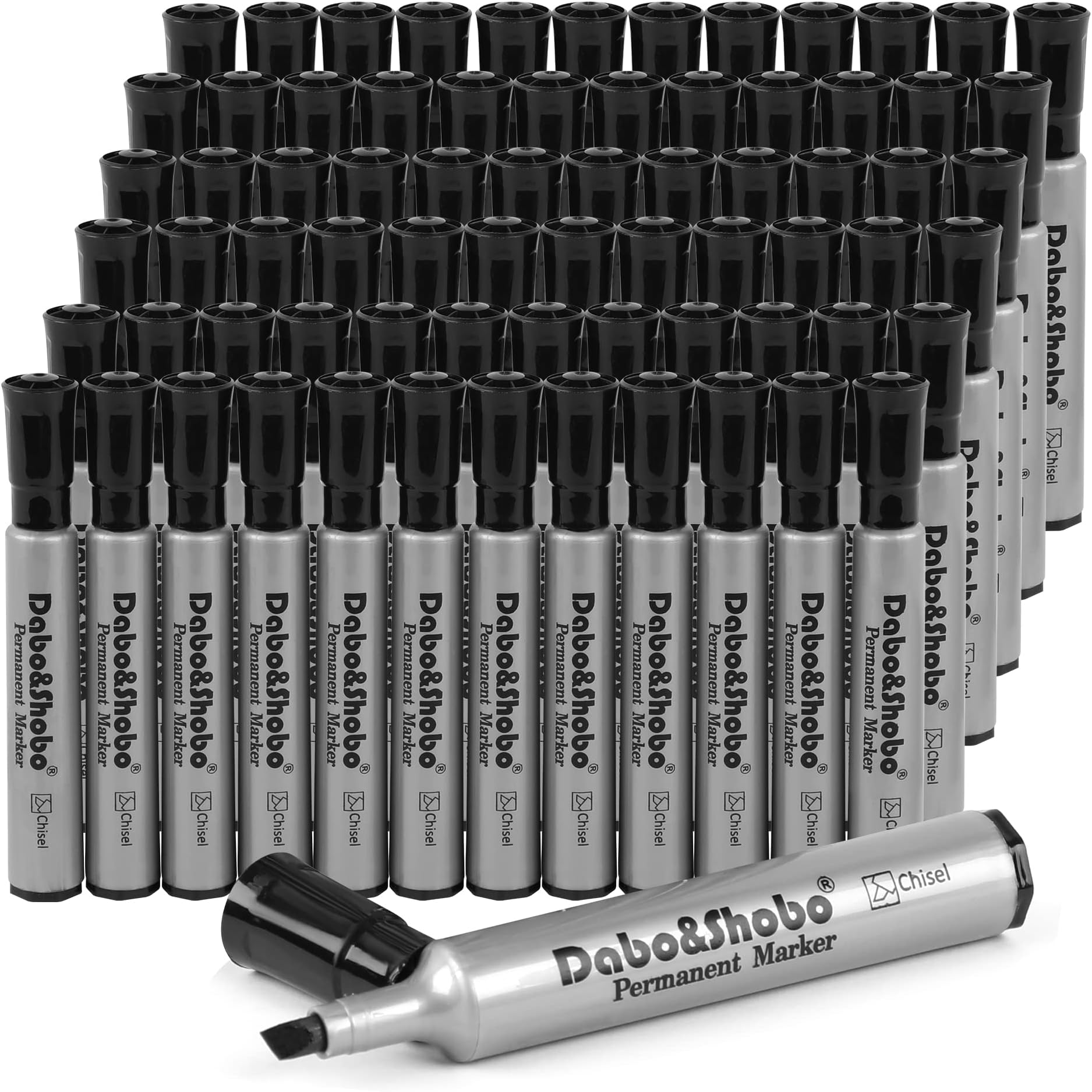 Amazon.com: Universal UNV07054 Broad Chisel Tip Permanent Marker ...