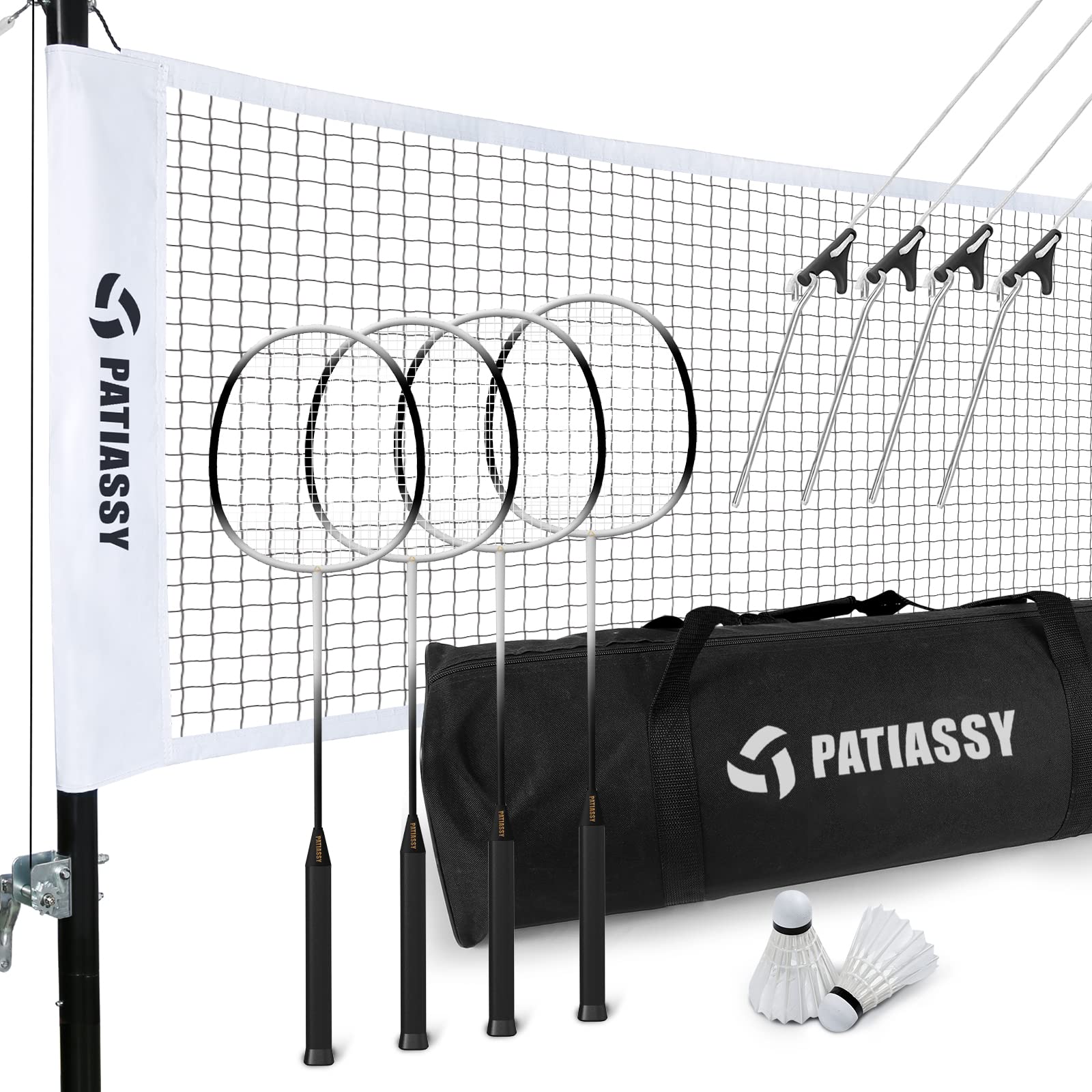Snapklik.com : Patiassy Badminton Set Professional Badminton Sets For ...