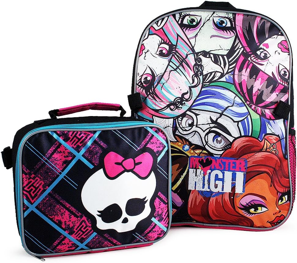 Monster High Backpack and Lunch Bag Set : Amazon.ca: Home