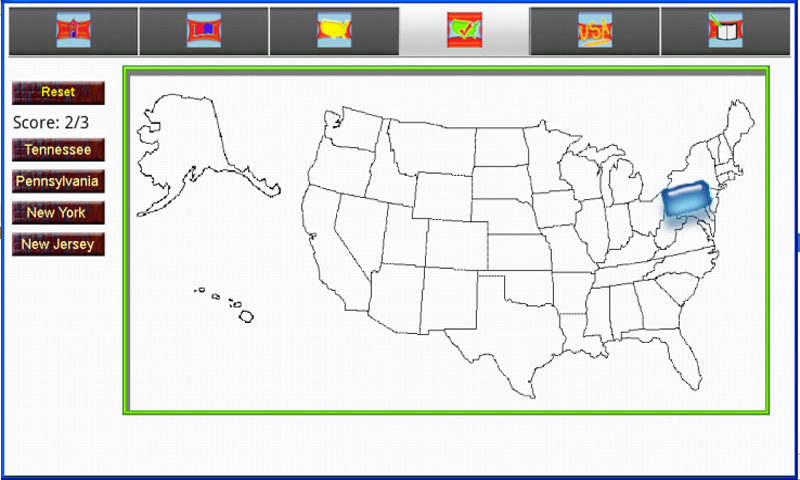 50 State Map Quiz (for Kindle, Tablet & Phone):Amazon.com:Appstore for ...