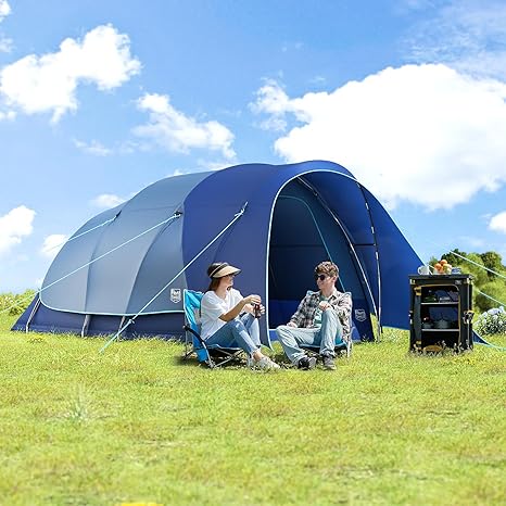 Amazon.com : Timber Ridge 8 Person Camping Tent with Large Porch ...