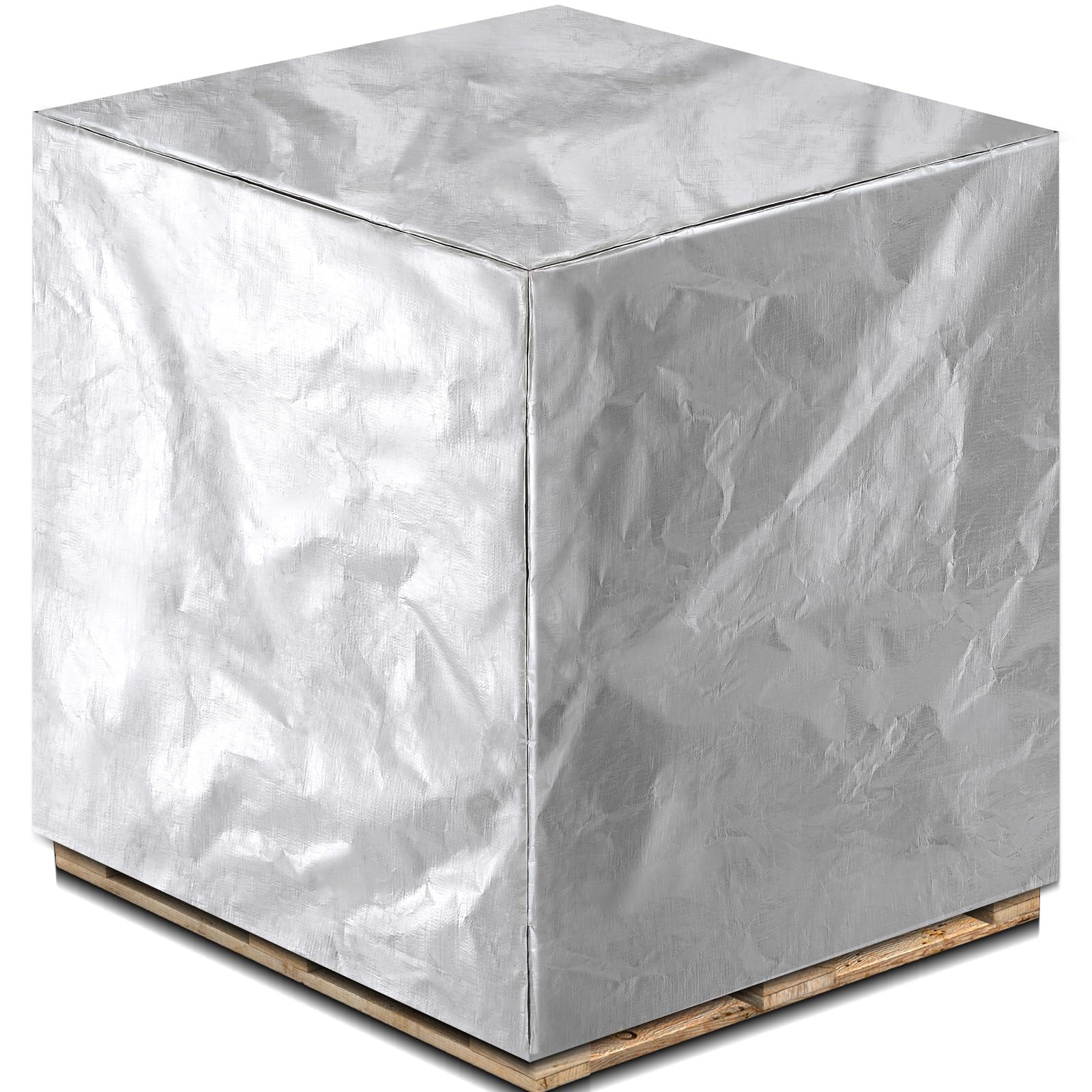 Wowangce 4 Ft. x 5 Ft. x 4 Ft. Poly Pallet Cover Heavy Duty Outdoor PE ...