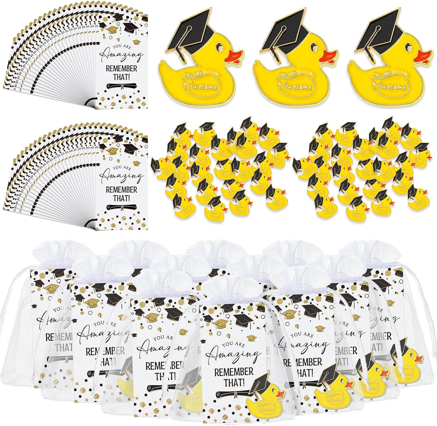 Amazon.com: HyDren 30 Sets Graduation Gifts Duck Brooches Cute Pins ...