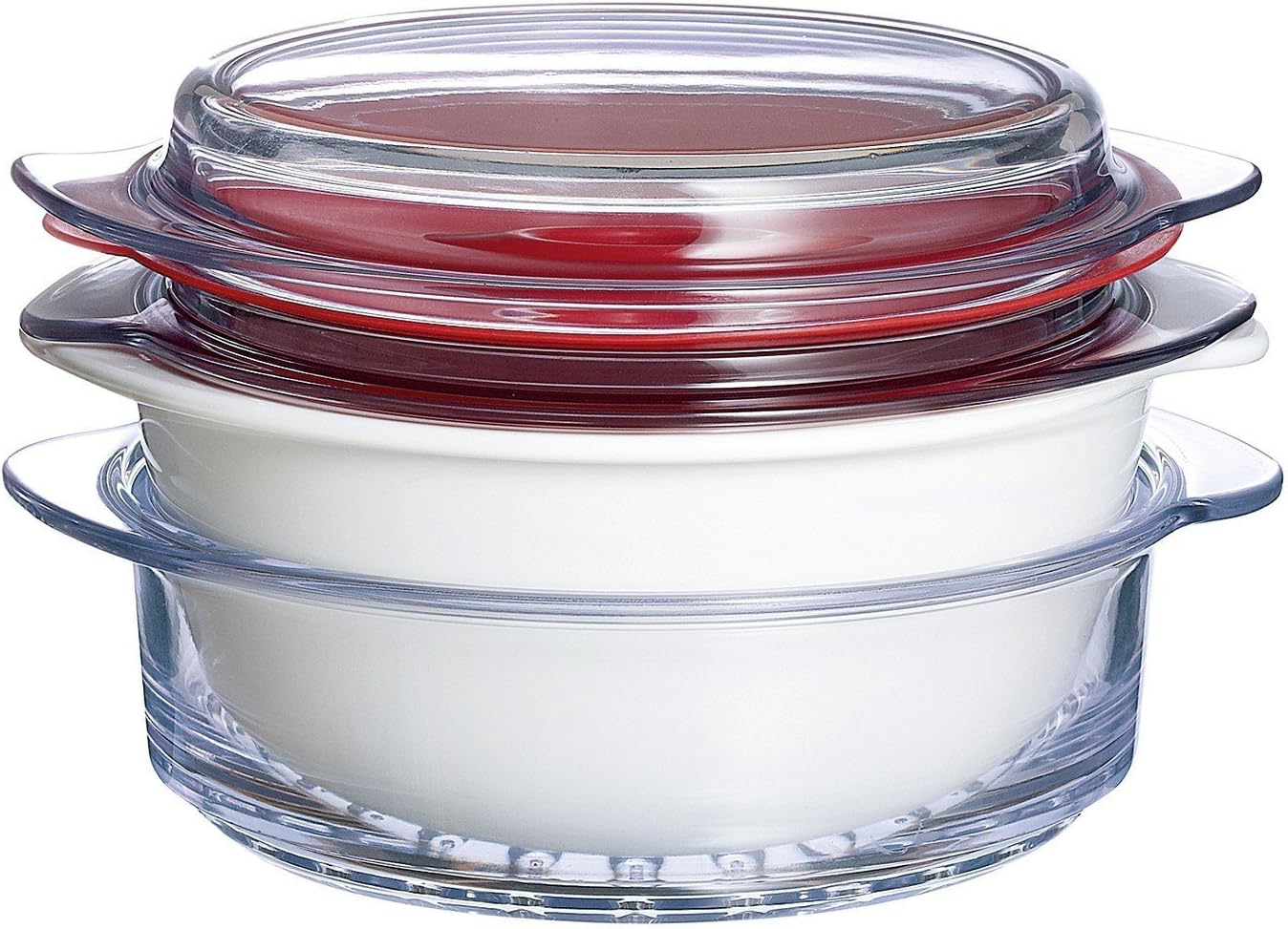 Amazon.com: Pyrex 20 cm 5-Piece Pyroflam Multi-Cook Set: Home & Kitchen