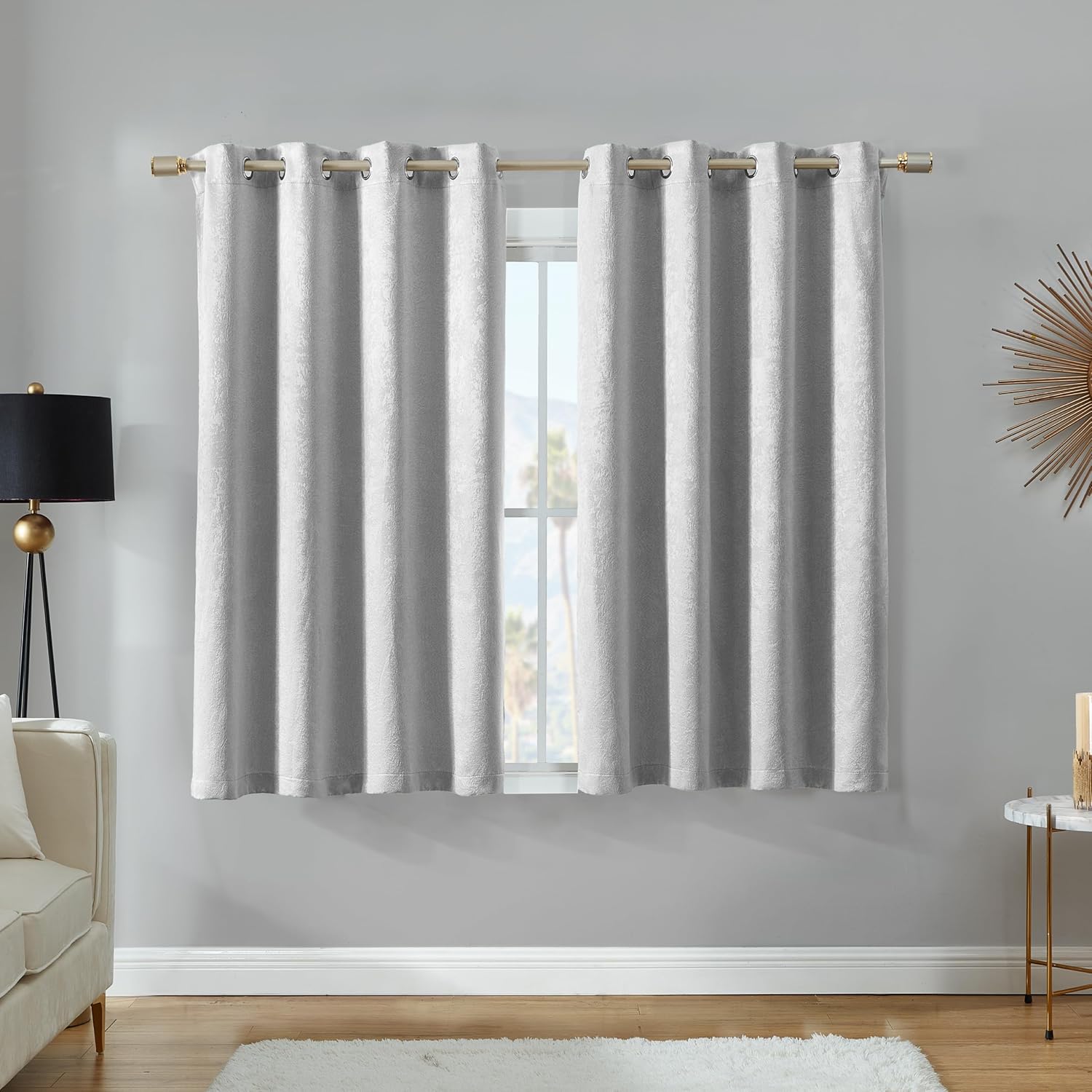 Amazon.com: Juicy Couture - Faux Suede Window Curtain, Room Darkening ...