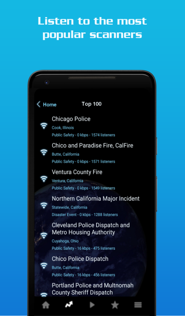 Police Radio Scanner - Hot Pursuit Fire and Police Scanner - App on ...