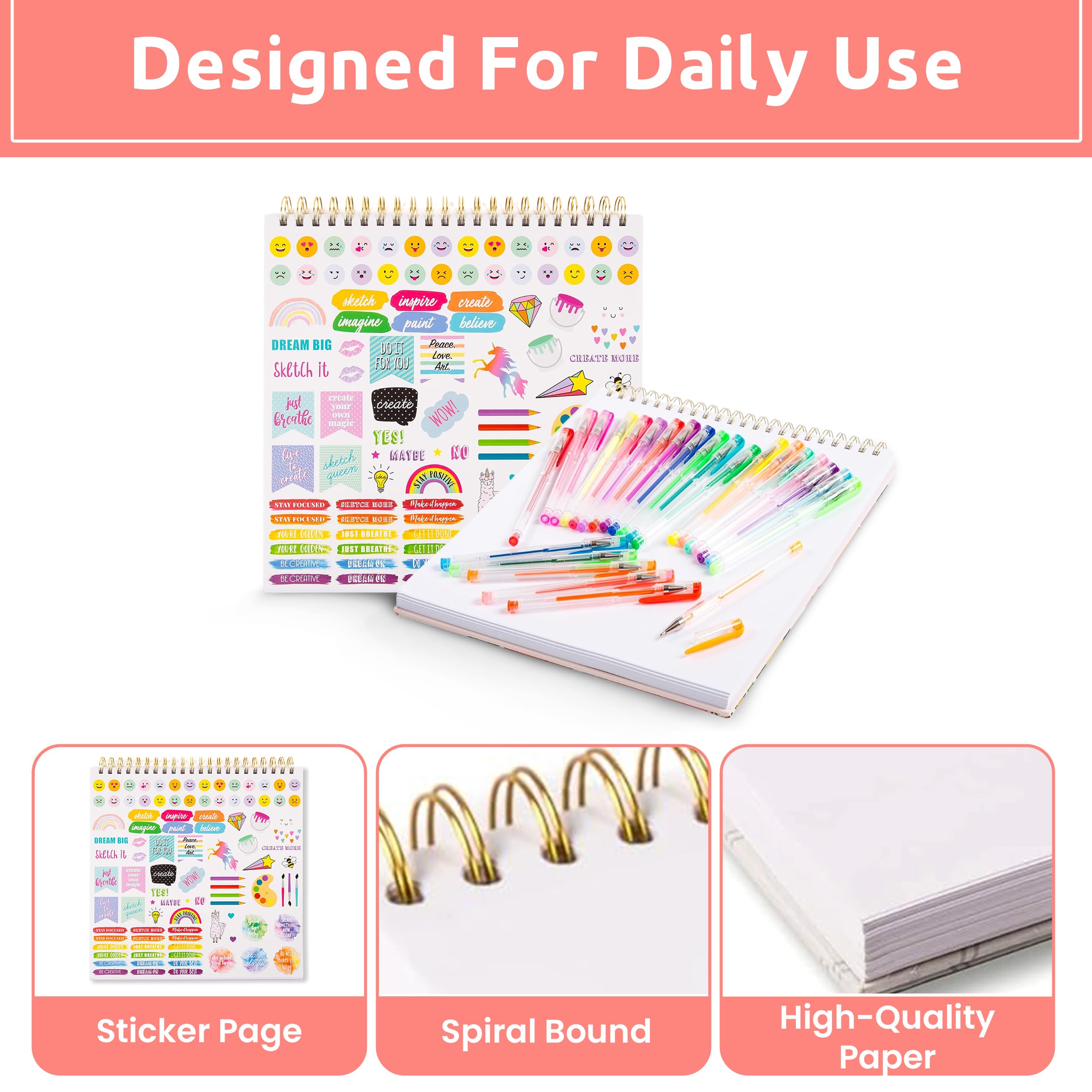 Snapklik.com : VOTUM Sketch Book: Personalized Artist Sketchbook ...