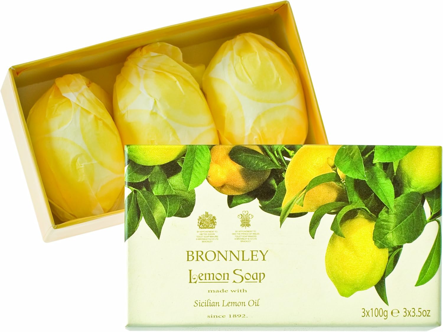 Bronnley Lemon & Neroli Soap 3x100g : Amazon.co.uk: Sports & Outdoors