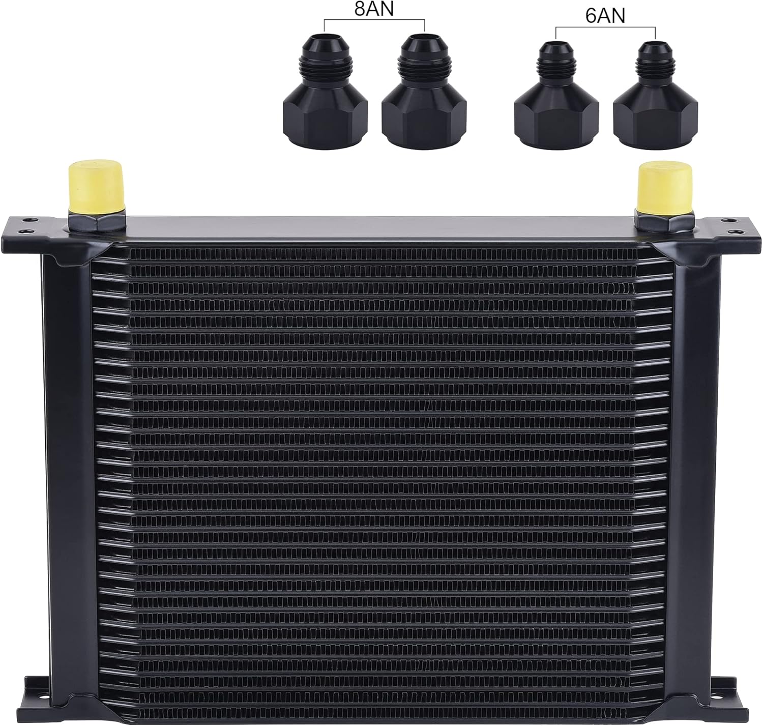 Amazon.com: EVIL ENERGY 30 Row AN10-10AN Stacked Plate Oil Cooler ...