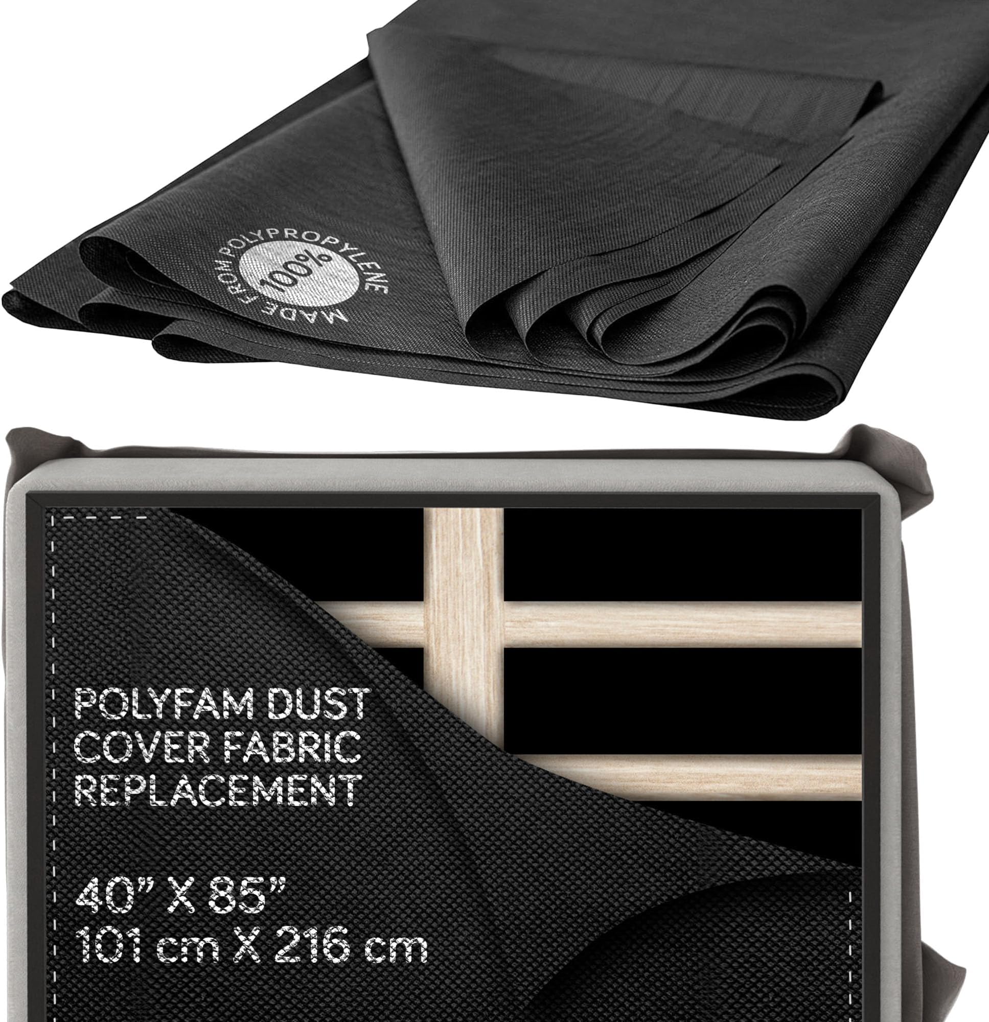 Amazon.com: Bed Dust Cover – Bottom Cloth/Replacement Fabric for ...