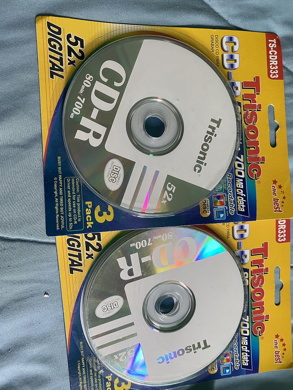 Amazon.com: DIGITAL REOORDABLE CD-R 3 PACK by Trisonic : Electronics