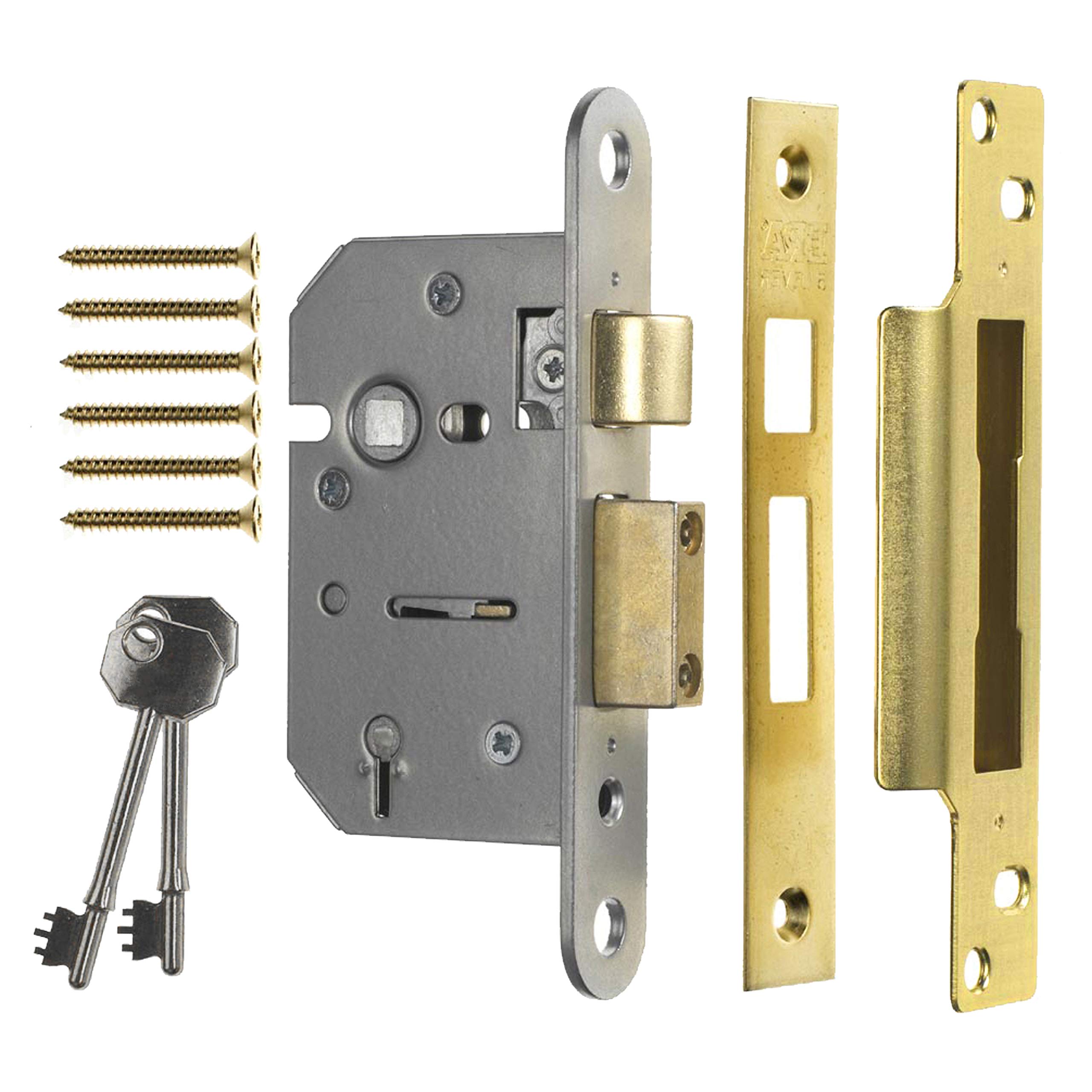 ERA 5 Lever Viscount Sashbolt Mortice Lock - 3" Backset with Chrome ...