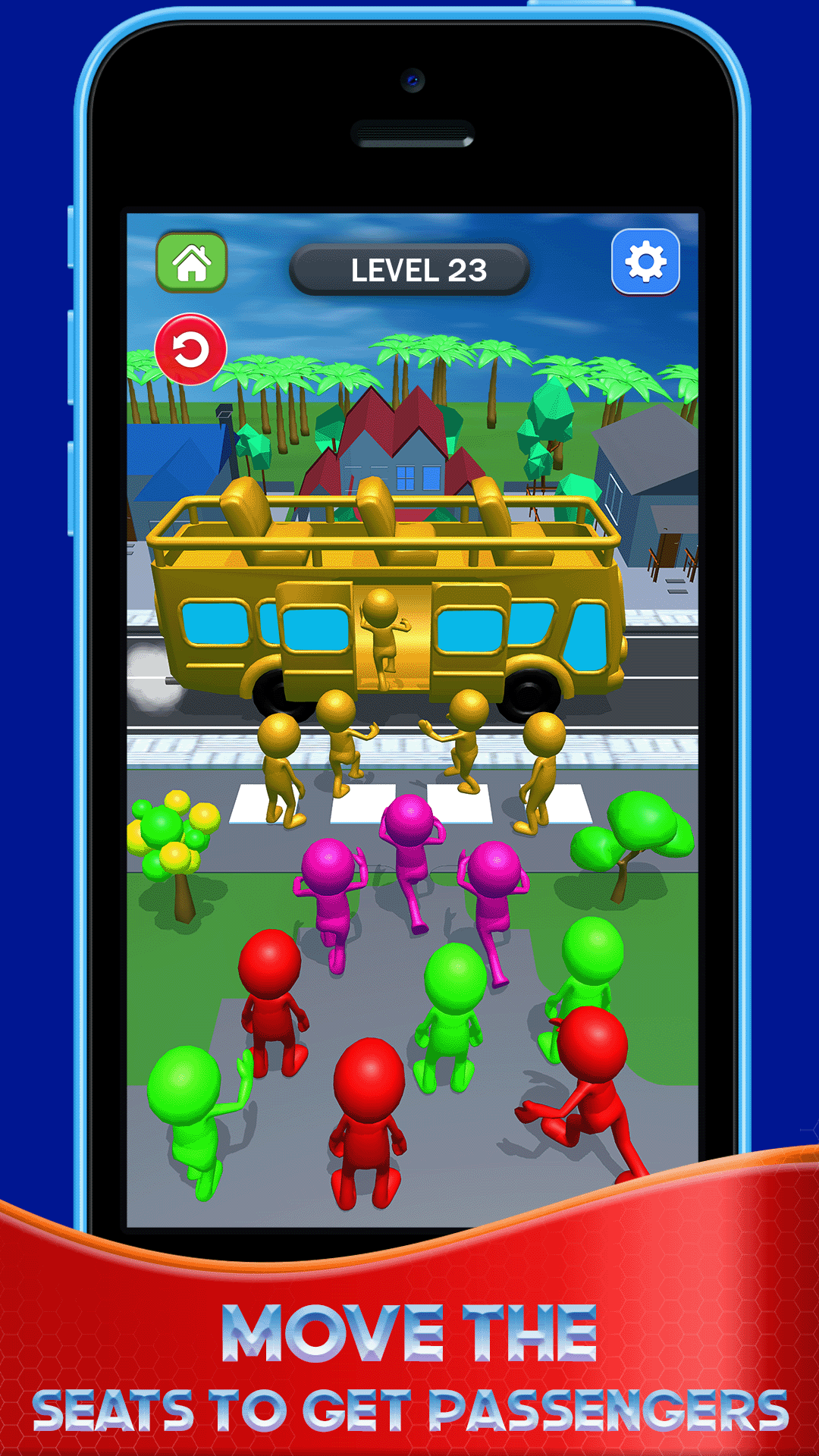 Passenger Bus Jam Color Sort Game: Passenger Bus Seat Jam Color Match ...