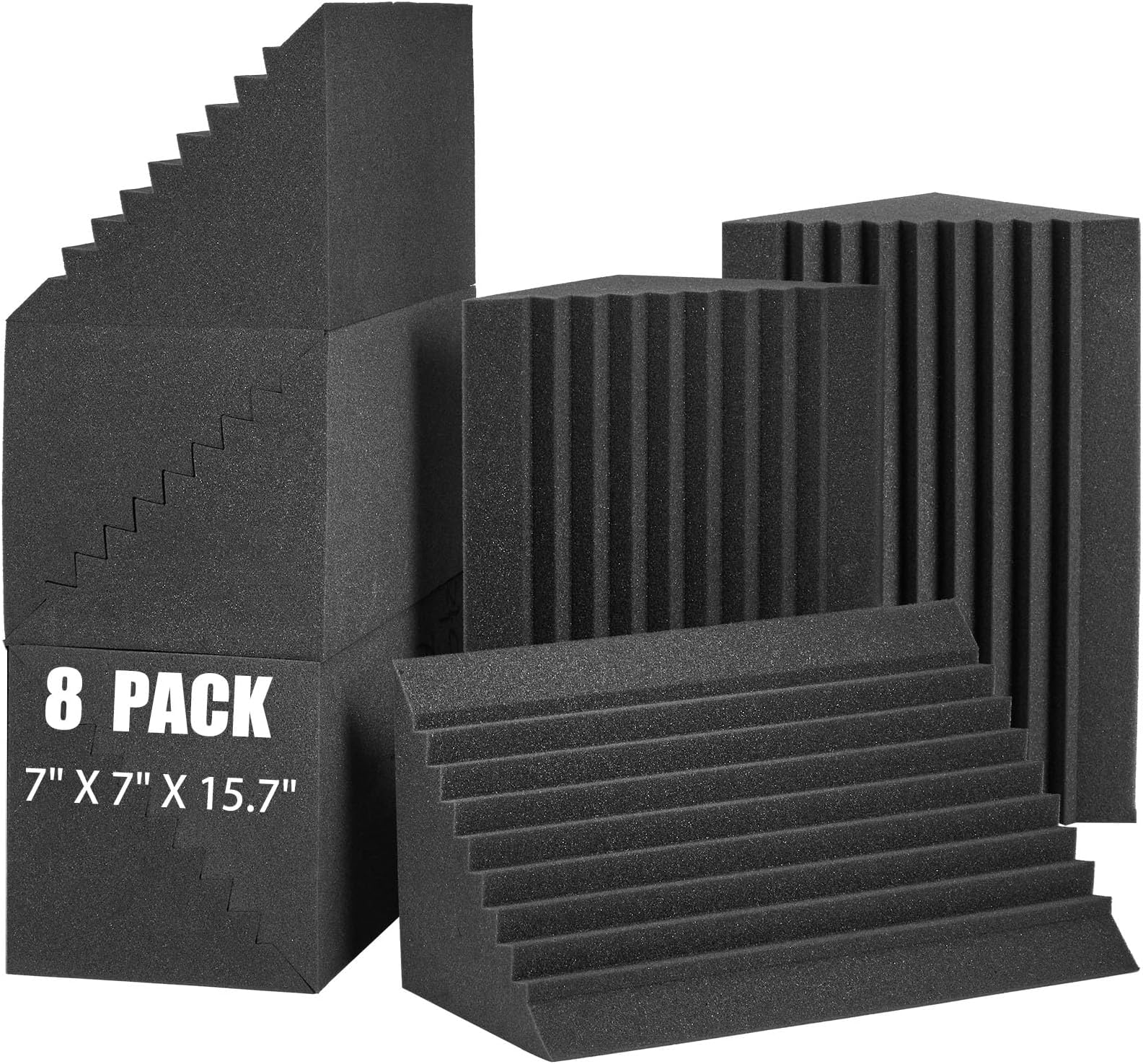 Amazon.com: Acoustic Panels Bass Trap Studio Corner Wall Studio Foam ...