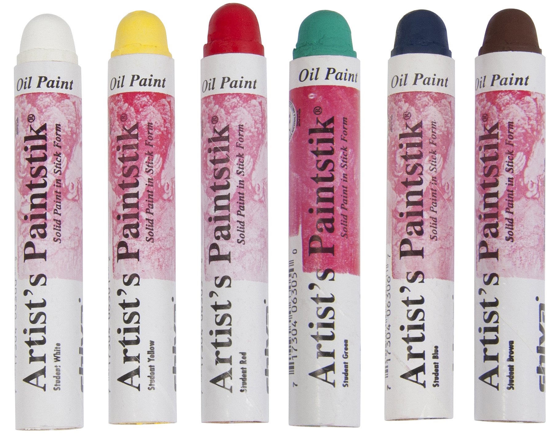 Amazon.com: Jack Richeson Shiva Oil Paintstik, Student Colors, Set of 6