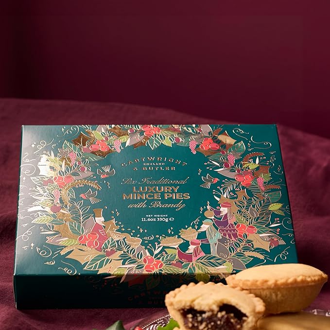 Cartwright & Butler | Merry Christmas - Luxury Mince Pies with Brandy ...