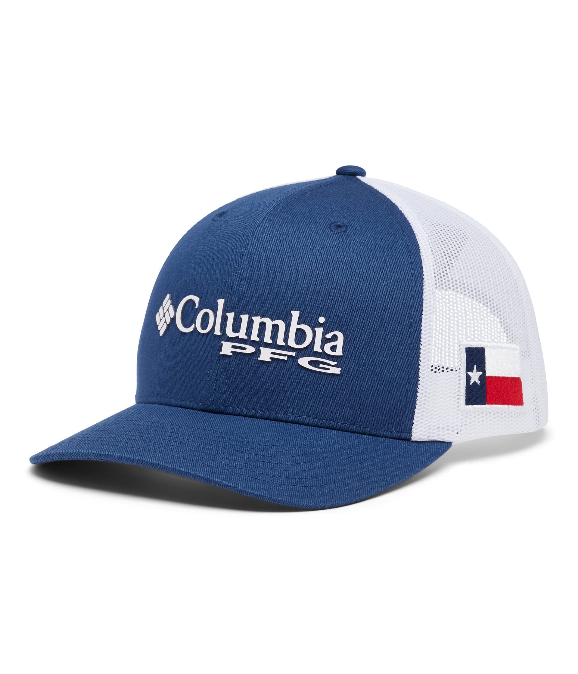 Snapklik.com : Columbia Unisex PFG Logo Mesh Snap Back - Low