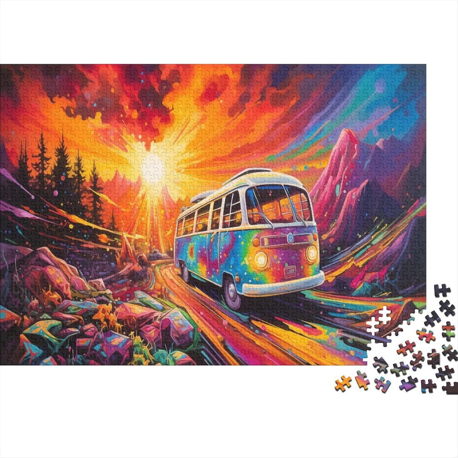 Means of Transportation Difficult Hard Jigsaw Puzzles for Adults 1000 ...