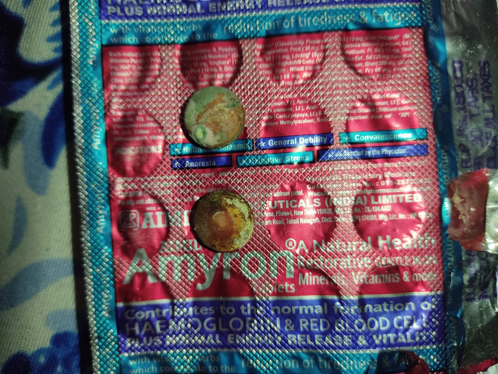 AIMIL Amyron Multivitamins Tablet for Men & Women with 34 Ingredients ...