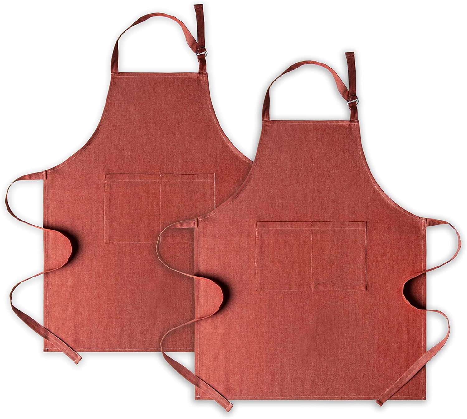 Amazon.com: CALICOT Cloth Apron 100% Cotton 27.5"x 31.5" Pack of 2 ...