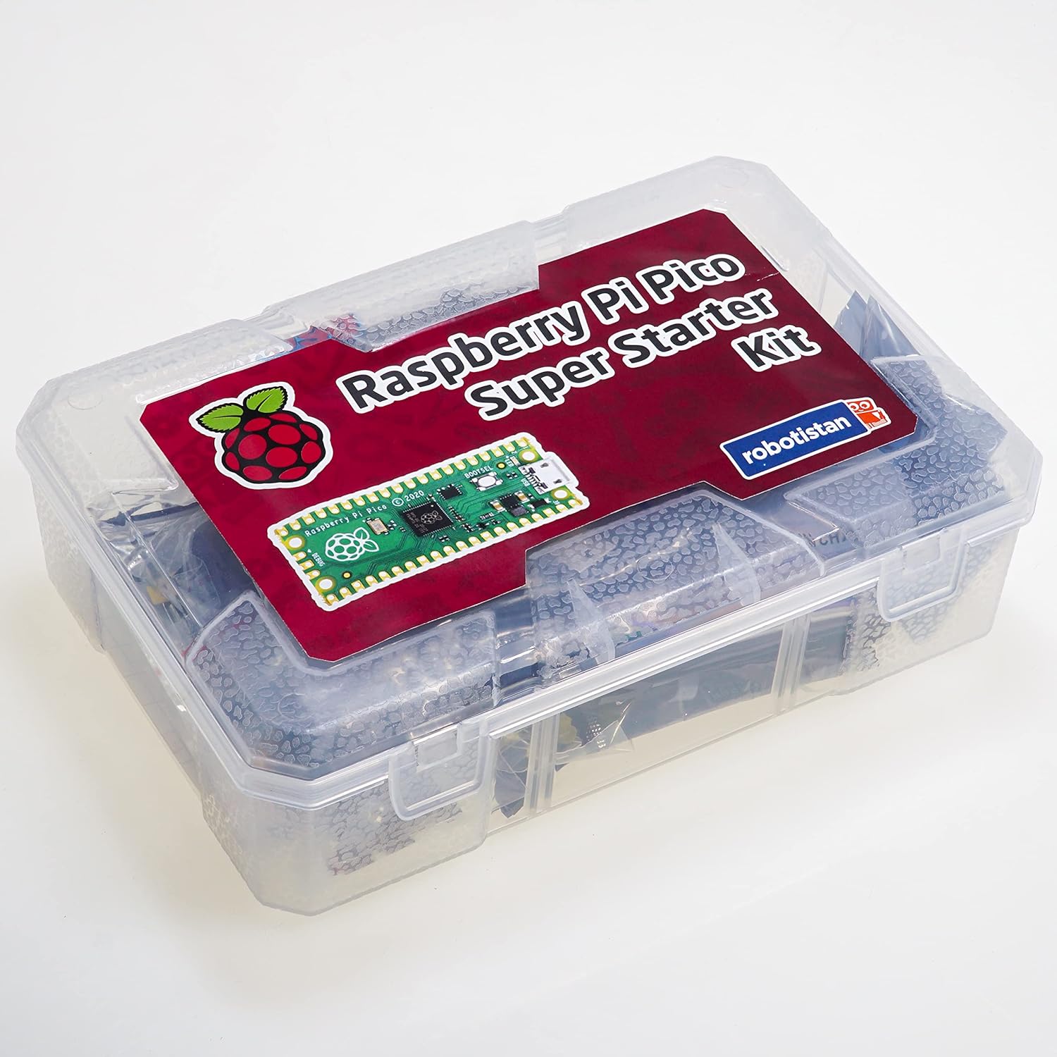 robotistan Raspberry Pi Pico Super Starter Kit – RP2040 Microcontroller – DIY Raspberry ...