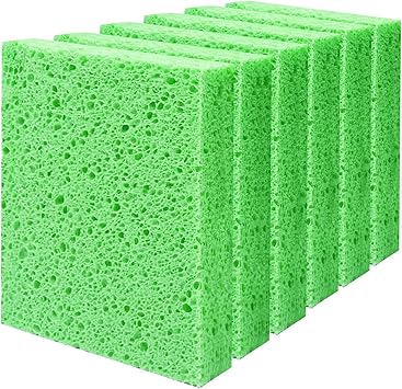 Amazon.com: Cellulose Sponges, Large Size 4" x 6" x 1" - Heavy Duty ...