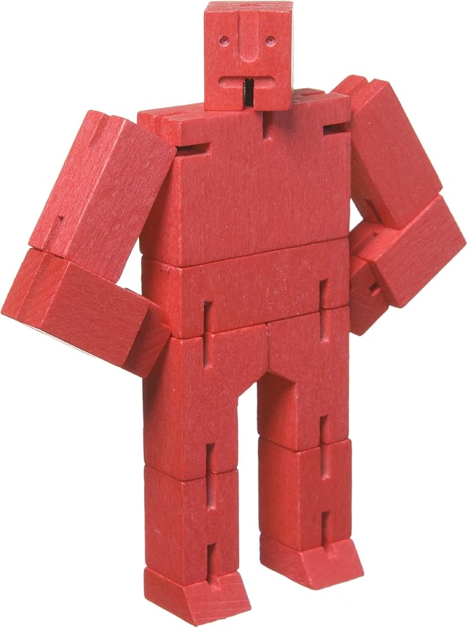 Amazon.com: Areaware Cubebot Micro (Red) : Toys & Games