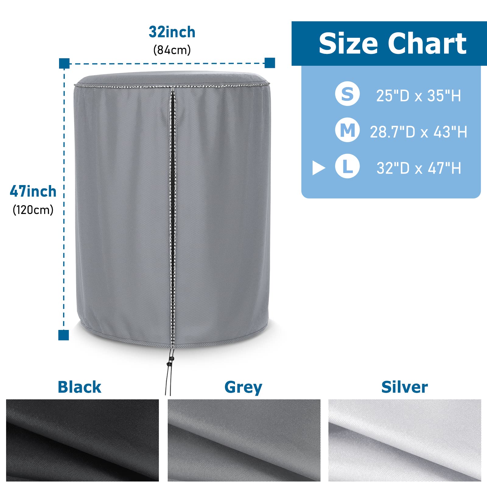 Snapklik.com : Tire Storage Cover, Seasonal Tire Cover Waterproof Tire ...