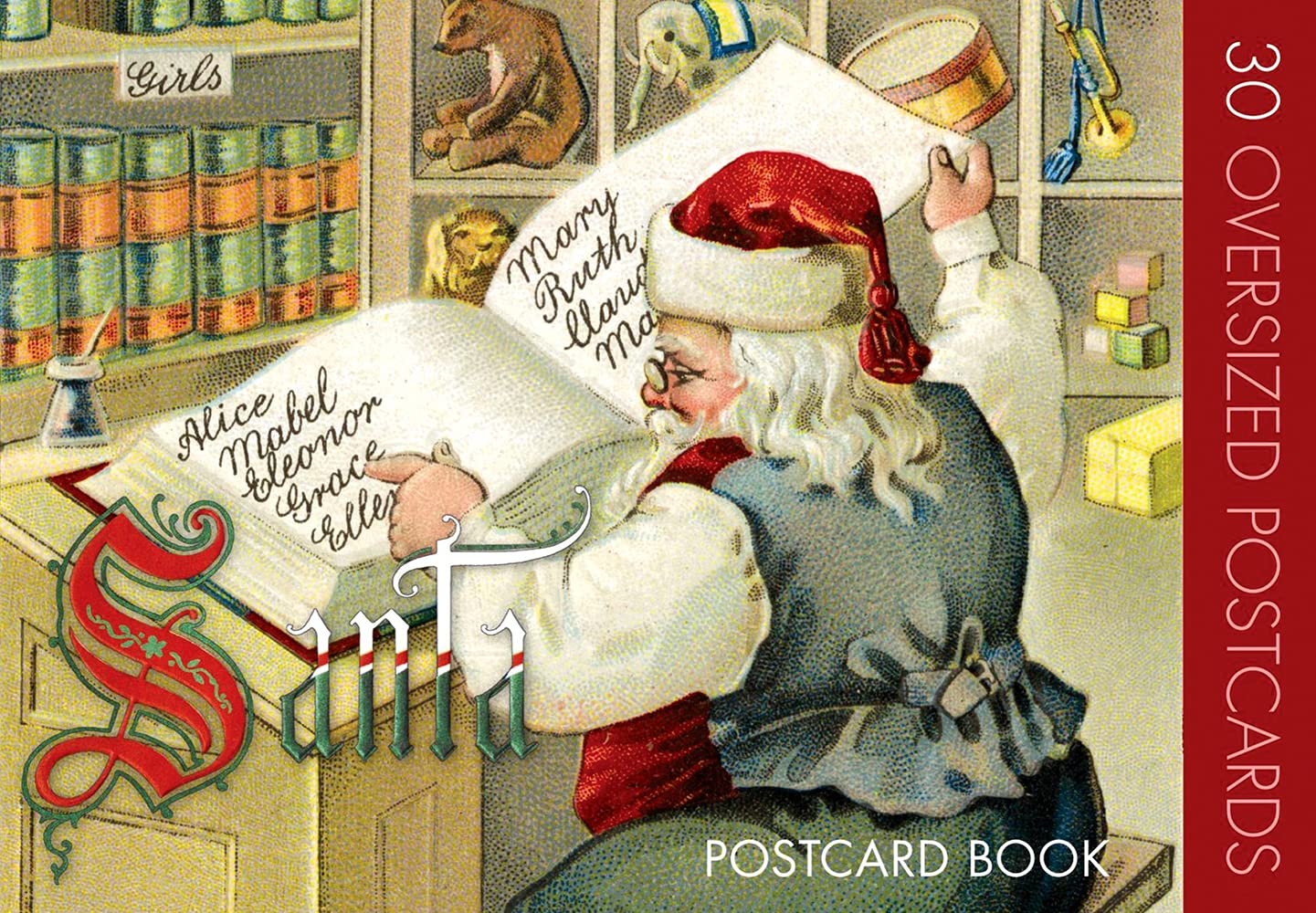 Santa Claus Postcard Book: Laughing Elephant Publishing: 9781595836656 ...