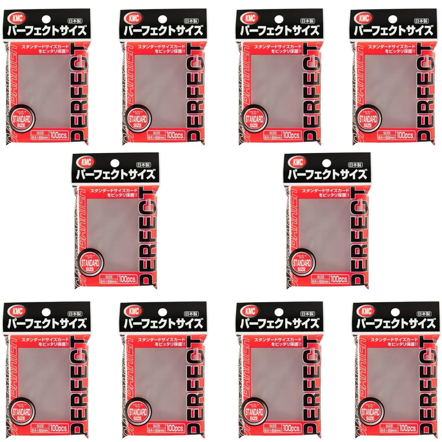 2 x KMC 100 Card Barrier Perfect Size (10 Packs/Total 1000) : Amazon.in ...