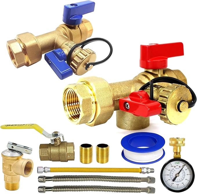 CMI Inc - 3/4 Inch Tankless Water Heater Installation Kit – With ...