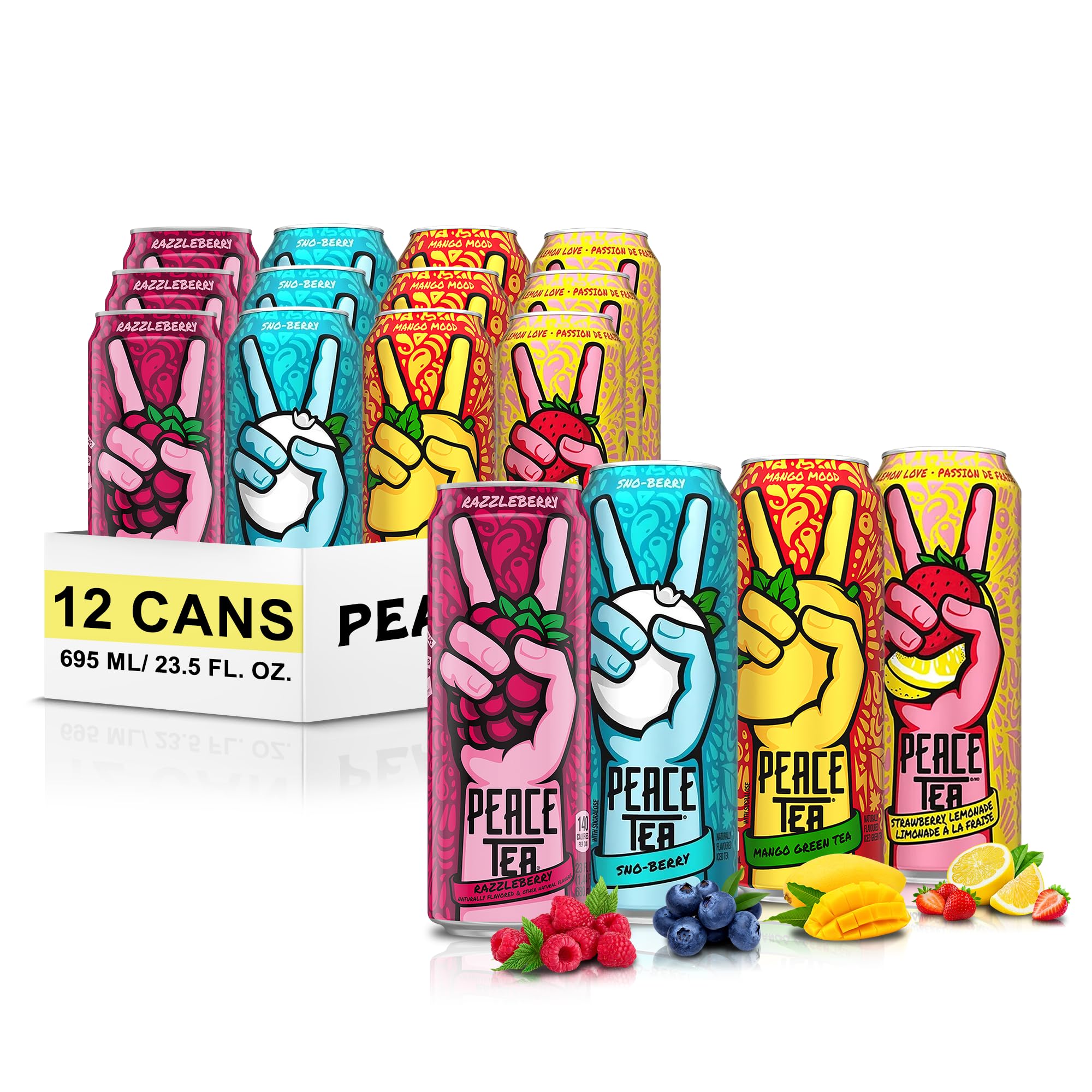 Amazon.com : Peace Tea - No Preservatives, Made with Real Tea, and ...