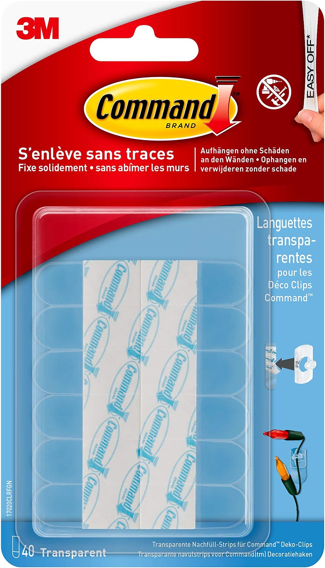 Amazon.com: Command Metal Small Refill Strips R69D, 24 Strips, Clear ...
