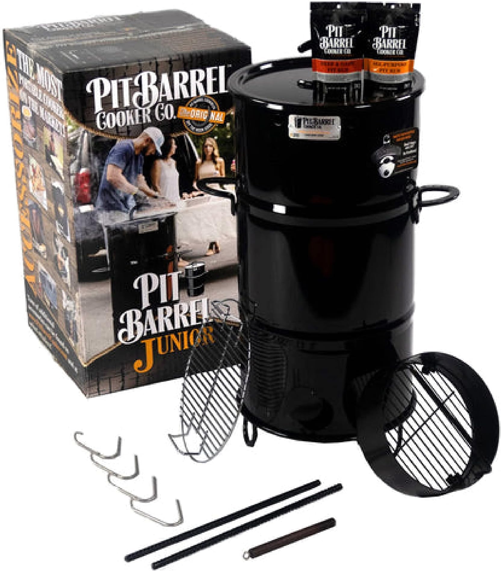 Amazon.com: Pit Barrel Cooker Co. AC1014VAL 3 Value Pack Smoker Hangers ...