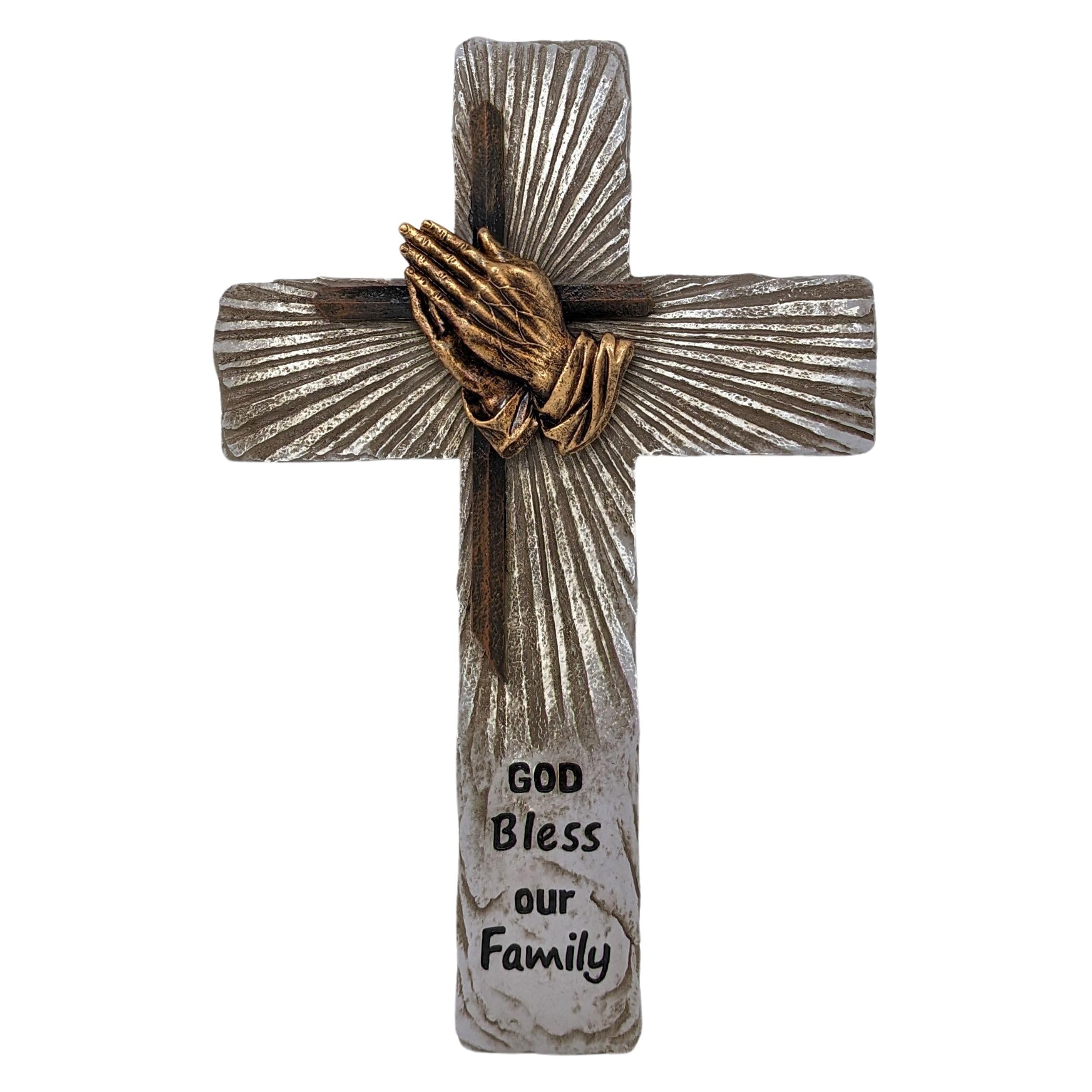 Cross With Praying Hands