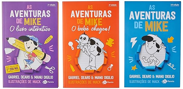 Coleção 3 Livros as Aventuras de Mike | Amazon.com.br