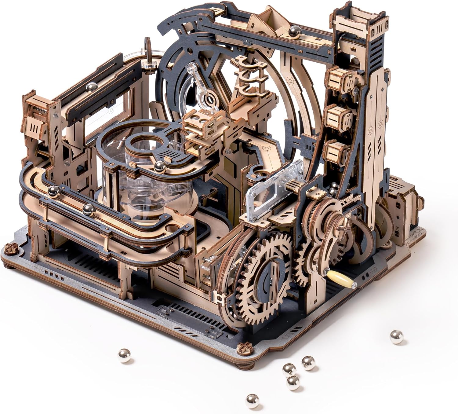 Rowood 3D Wooden Marble Run Puzzle at Esteban Roder blog