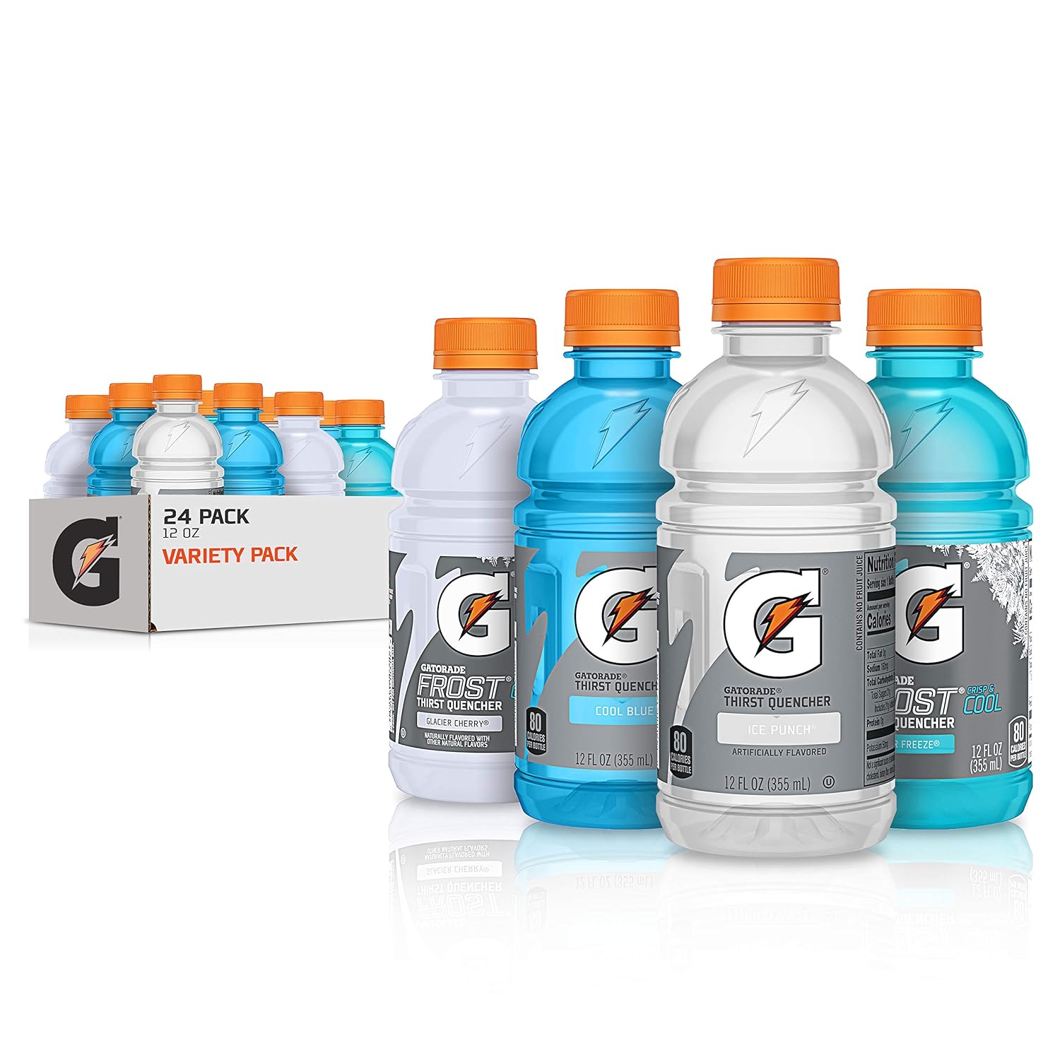 Amazon.com : Gatorade Thirst Quencher, Frost Variety Pack, 12 Fl OZ ...