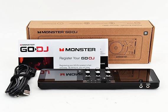 Amazon.co.jp: Monster GODJ-C ポータブル DJ 機器 バッテリー駆動型 portable stand alone ...