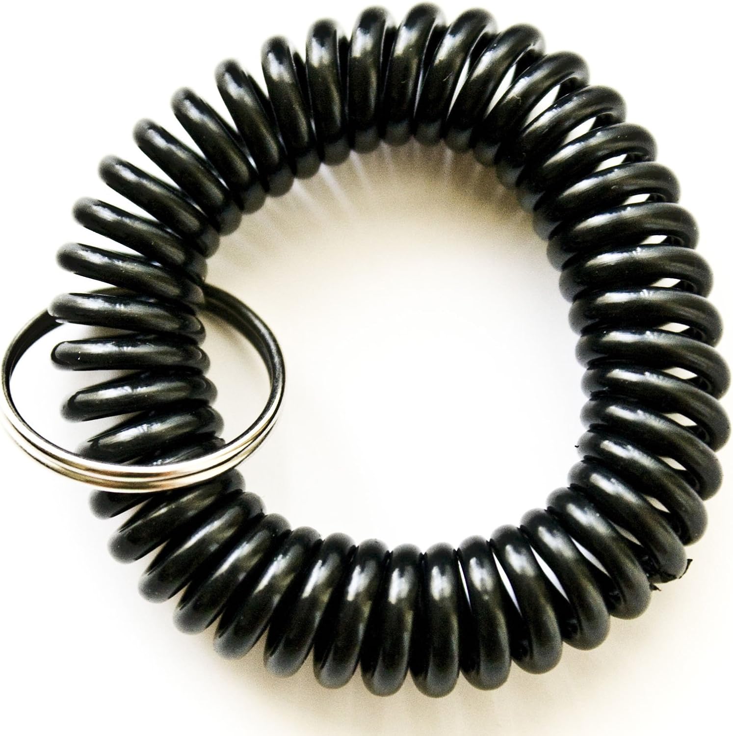 Amazon.com: ONDEPOT 100PCS Black Color Soft Spring Spiral Coil Elastic ...