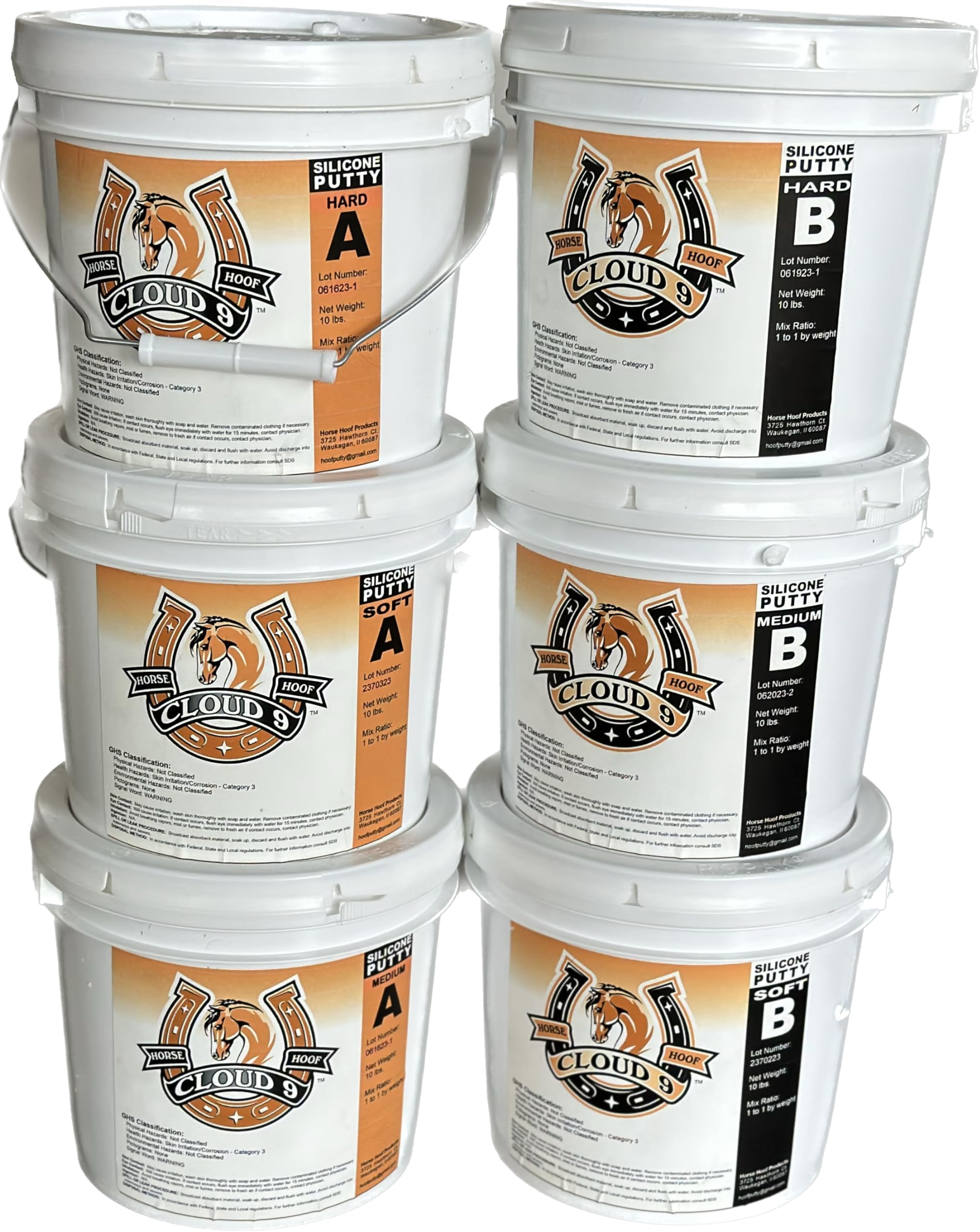 Amazon.com : Horse Hoof Products Cloud 9 Equine Putty - Ultrasoft Shore ...