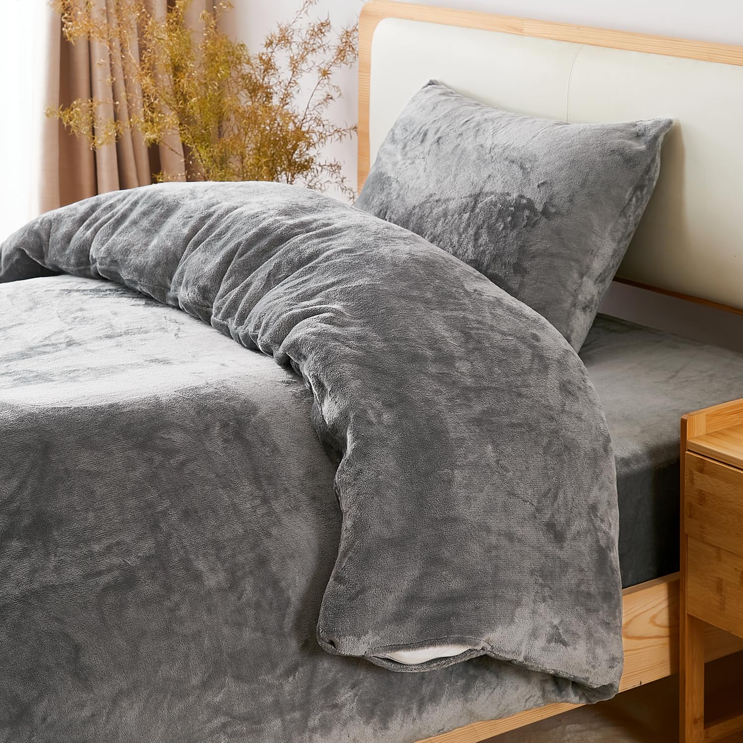 Amazon｜AZRA 掛け布団カバー シングル 冬 あったか 布団カバー かけ布団カバー マイクロファイバー 毛布にもなる 2WAY掛ふとんカバー 暖かい 静電気防止 抗菌防臭 スナップ ...