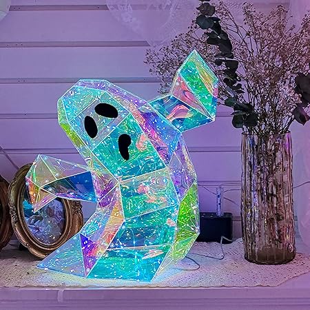 Amazon.com: Omexry Prismatic Ghost Halloween Decor, Prismatic ...