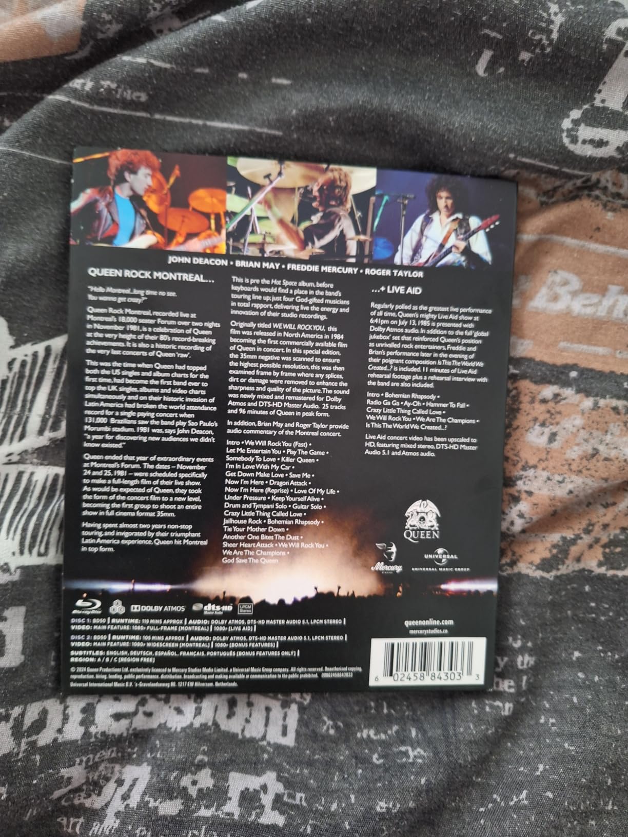 Queen - Rock Montreal + Live Aid [Double Blu-Ray disc 4K UHD]: Amazon ...